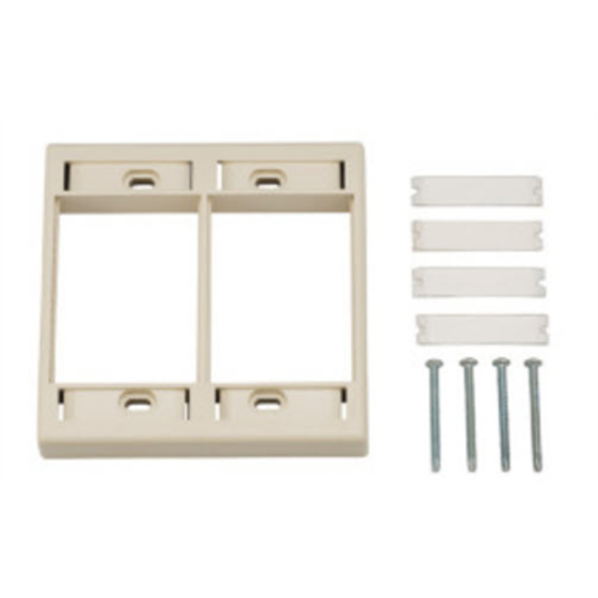 BIM objects - Free download! MediaFlex Angled Edge Faceplates, Double ...