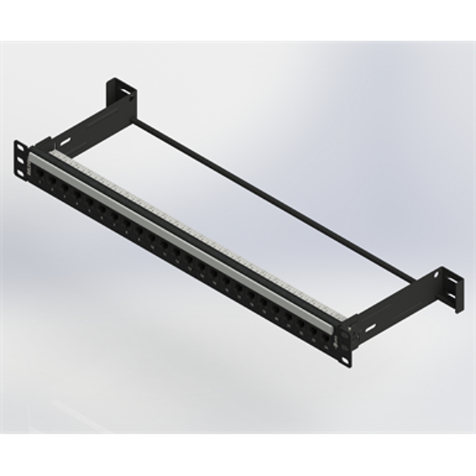 BIM objects - Free download! CAT 6 KeyConnect Patch Panels (Flat, w ...