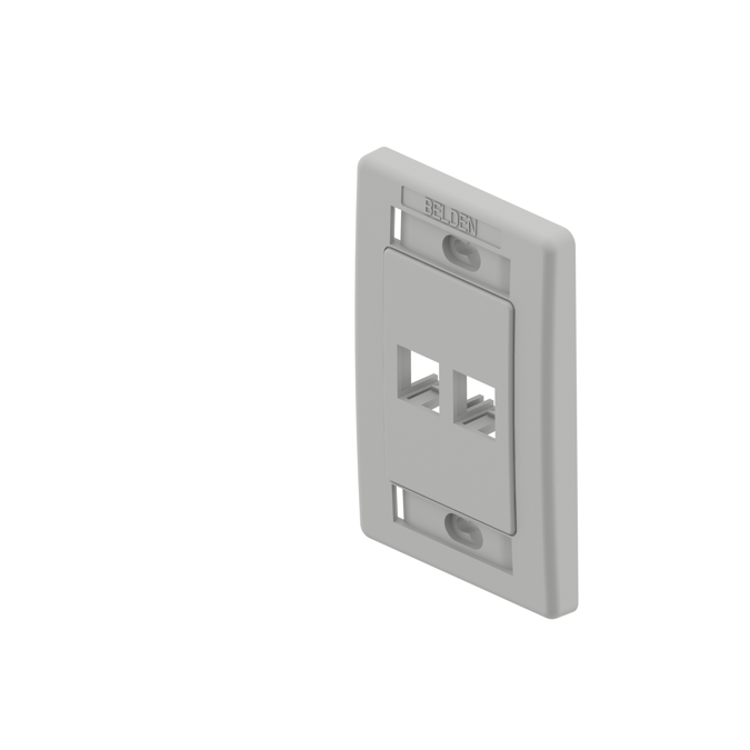 BIM objects - Free download! MDVO Single-Gang Faceplates (Interface), 2 ...