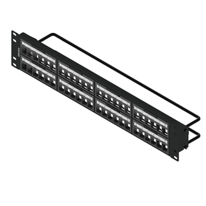 Objetos BIM - ¡Descarga gratis! REVConnect Patch Panel, 48-port, 2U ...