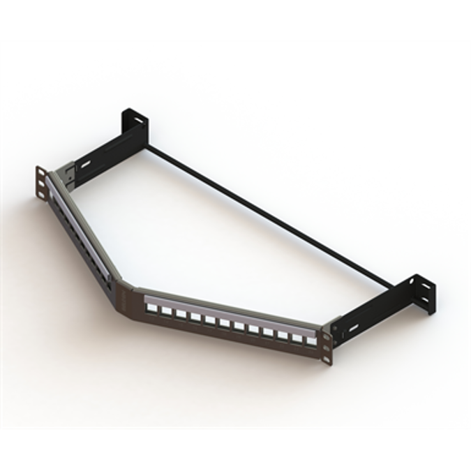 Objetos BIM - ¡Descarga gratis! KeyConnect Shielded Angled Patch Panels ...
