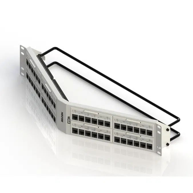 Objetos BIM - ¡Descarga gratis! 10GX REVConnect Angled Patch Panel ...