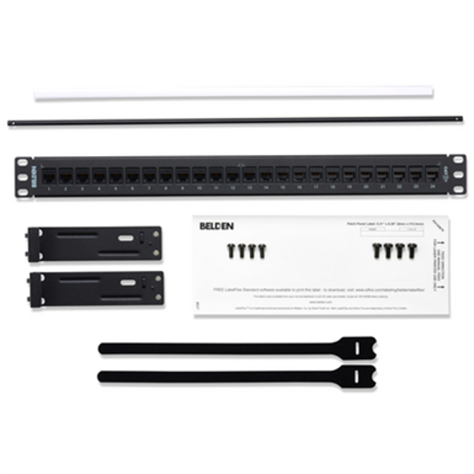 Objetos BIM - ¡Descarga gratis! CAT 6 KeyConnect Coupler Patch Panel ...