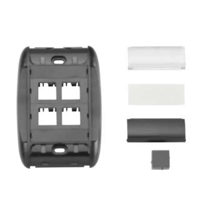 Objetos BIM - ¡Descarga gratis! MediaFlex Rounded Edge Faceplate Kits ...