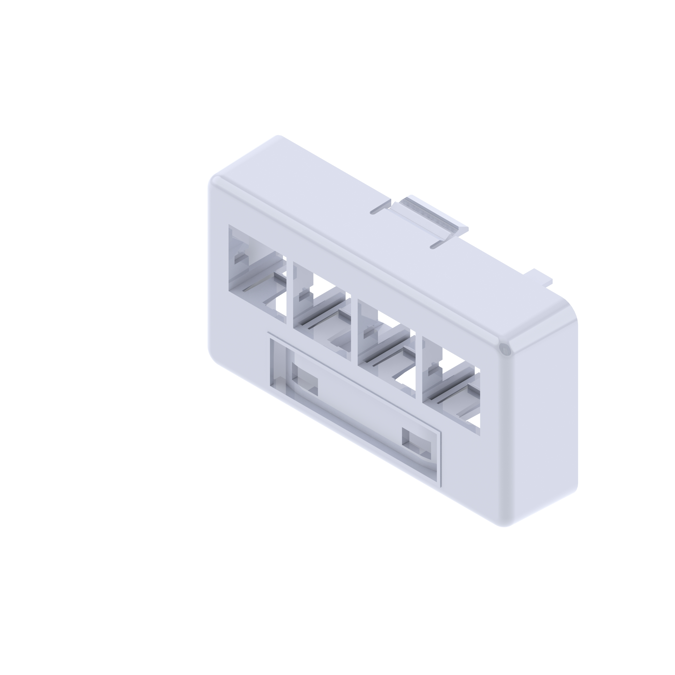BIM objects - Free download! MDVO Furniture Adapter, 4-port | BIMobject