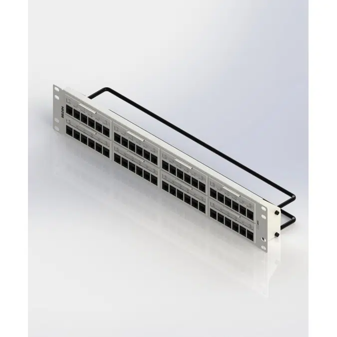 BIM objects - Free download! CAT 5E REVConnect Patch Panel (Preloaded ...