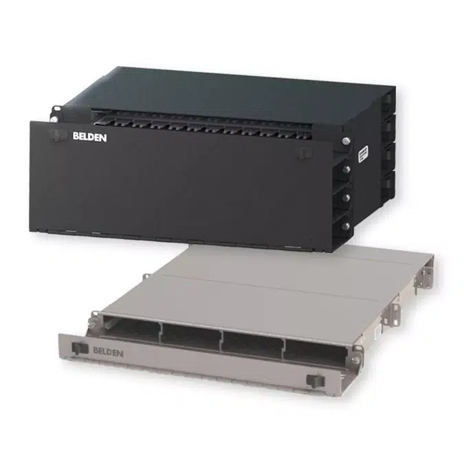 BIM objects - Free download! DCX 1U 2U and 4U Patch Panel Housing ...