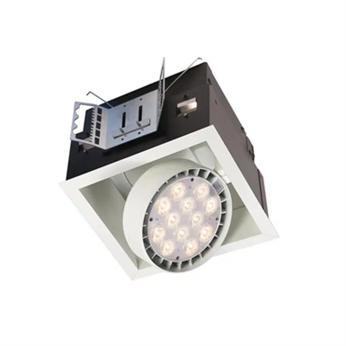 BIM objects - Free download! Spot LED Recessed Multiple | BIMobject