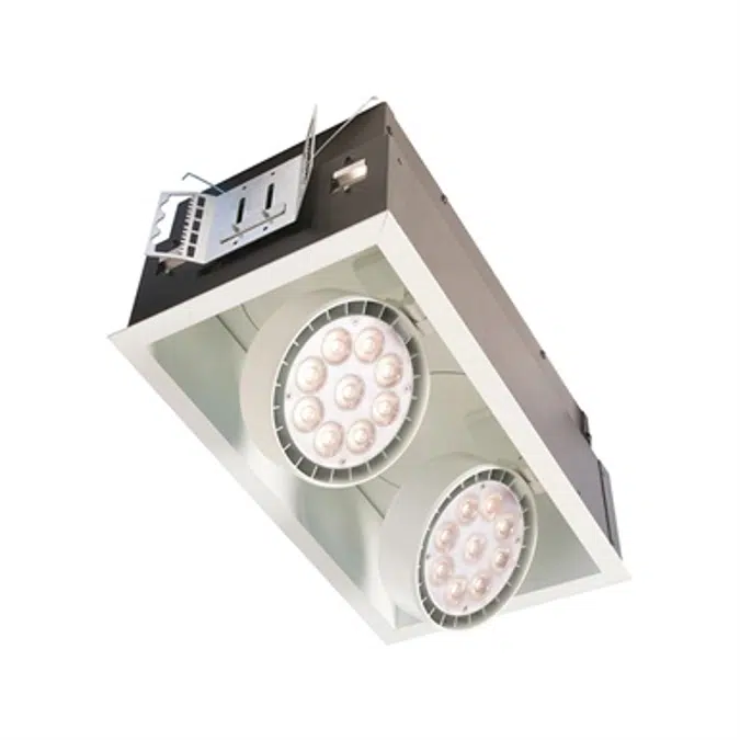 BIM objects - Free download! Spot LED Recessed Multiple | BIMobject