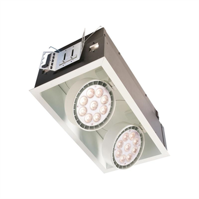 BIM objects - Free download! Spot LED Recessed Multiple | BIMobject