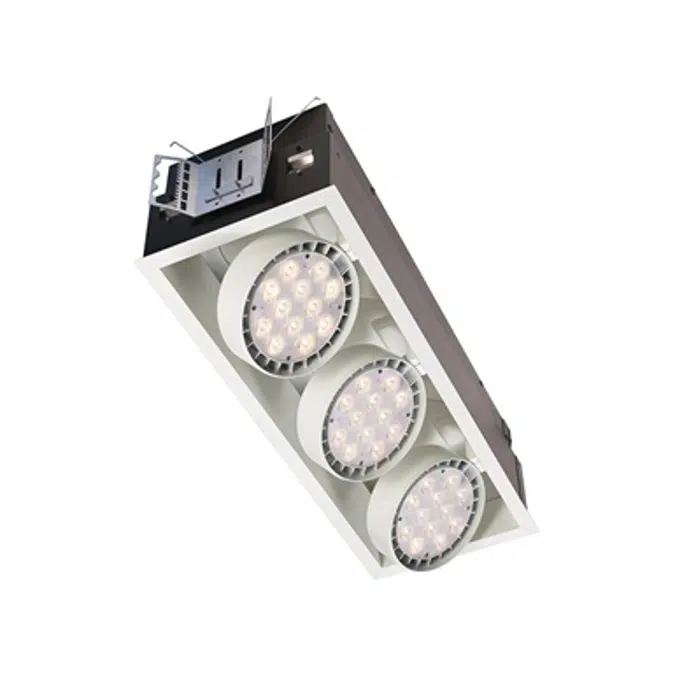 BIM objects - Free download! Spot LED Recessed Multiple | BIMobject