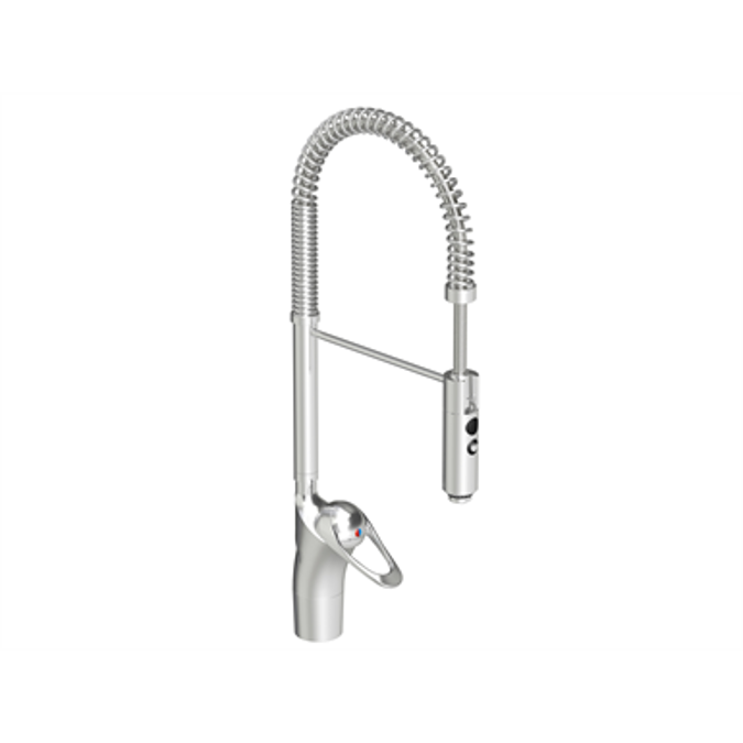 BIM objects - Free download! 9000E Flexi Kitchen Mixer | BIMobject