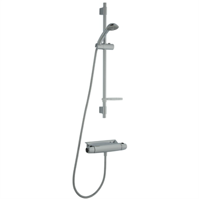 BIM objects - Free download! 9000E II Shower kit | BIMobject