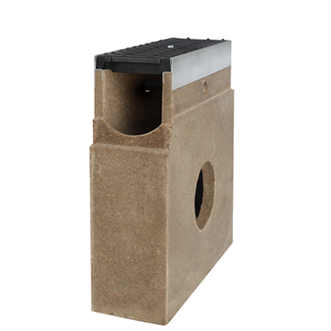 BIM objects - Free download! Polymer concrete trash box V100 class B125 ...