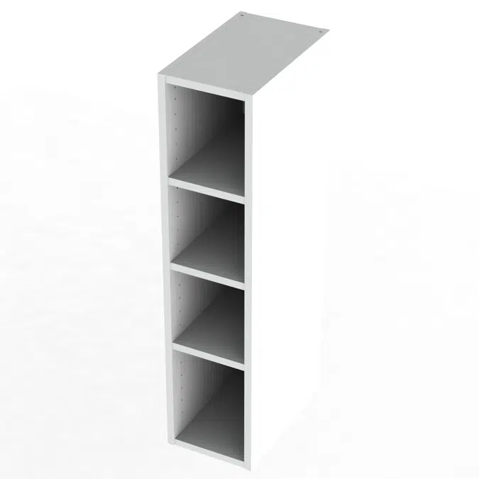 BIM objects - Free download! Wall cabinet 20cm White (5350020) | BIMobject