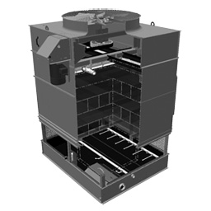BIM objects - Free download! PT2 Cooling Tower | BIMobject