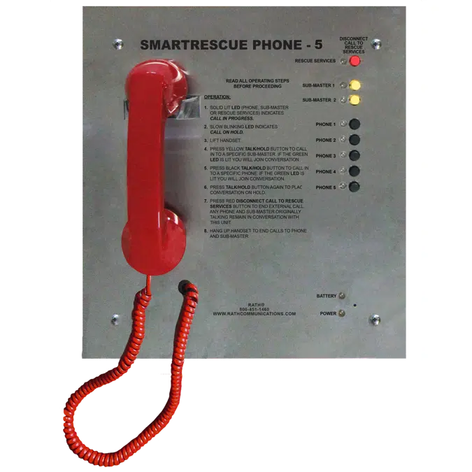 BIM objects - Free download! 2500-205D/PSS 5 Call Box Station (Surface ...