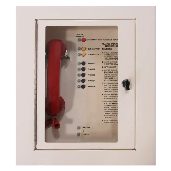 Objetos BIM - ¡Descarga gratis! 2500-205FM 5 Call Box Station (Flush ...