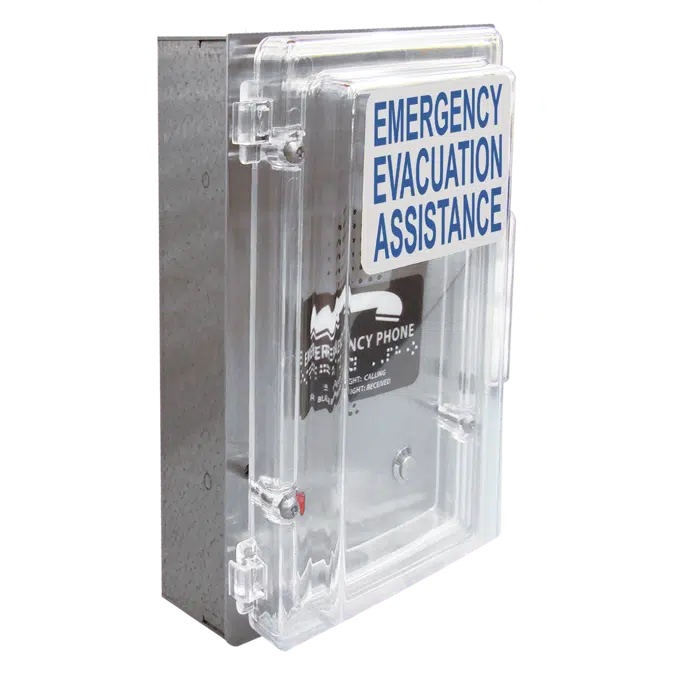 BIM objects - Free download! 2100-956SSRC2 Call Box with Cover (Surface ...