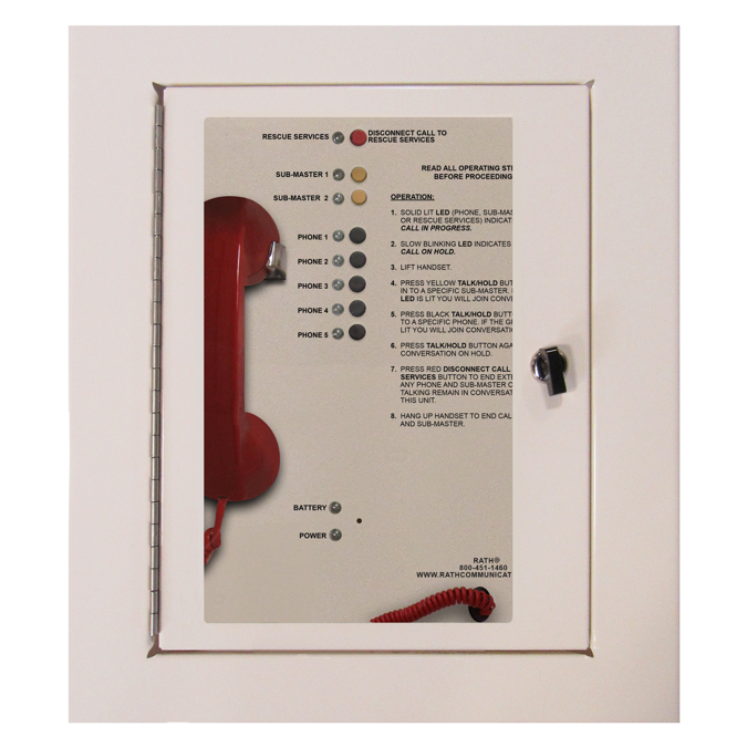 BIM objects - Free download! 2500-205B 5 Call Box Station (Surface ...