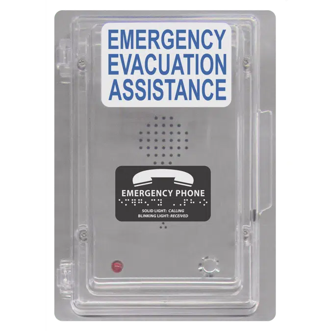 BIM objects - Free download! 2400-805SSPC2 Call Box with Cover (Surface ...