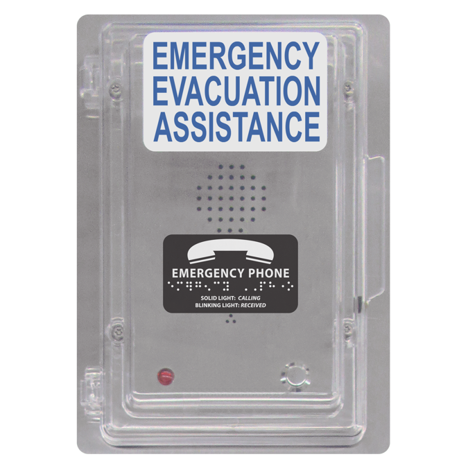 BIM objects - Free download! 2400-805SSPC2 Call Box with Cover (Surface ...