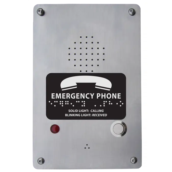 BIM objects - Free download! 2400-805SP Call Box (Surface Mount ...