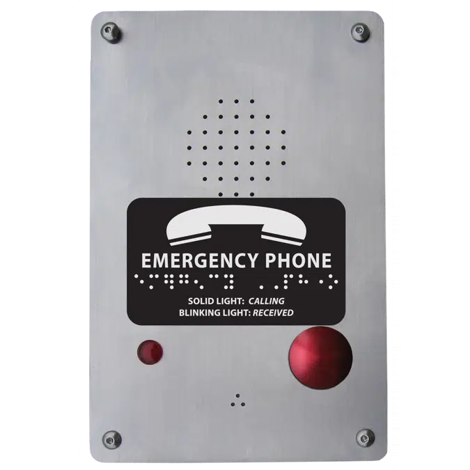 BIM objects - Free download! 2100-956SRM Call Box (Surface Mount ...