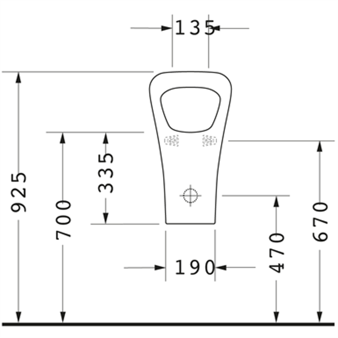 BIM objects - Free download! DuraStyle Urinal DuraStyle Dry 280830 ...