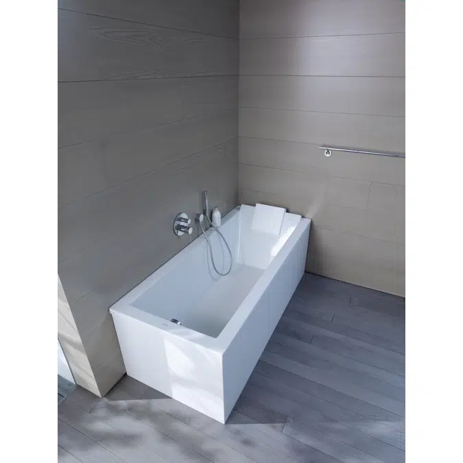 BIM object - Bath & Spas - Starck Bathtub White 1700x700 mm - 700334 ...