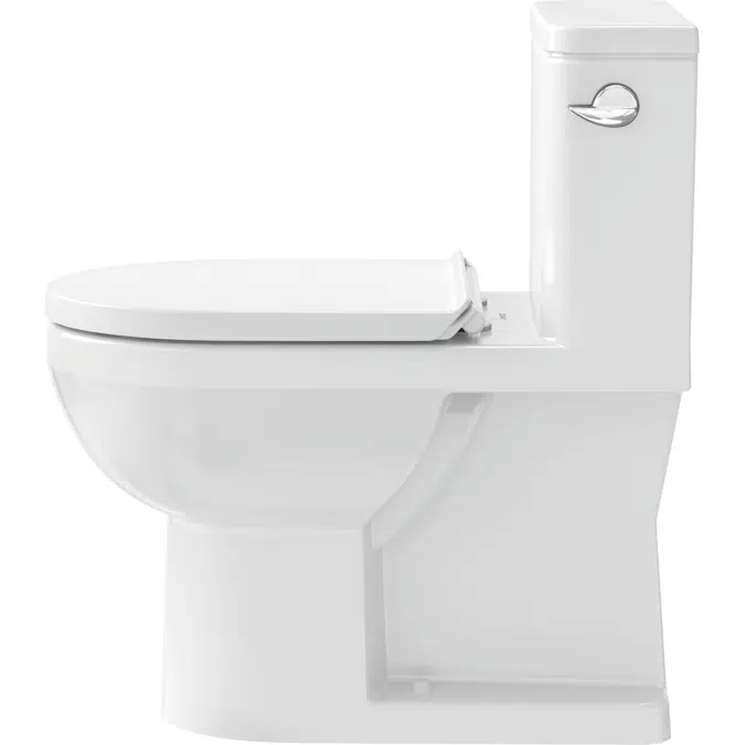 BIM objects - Free download! Duravit No.1 One-piece toilet White High ...