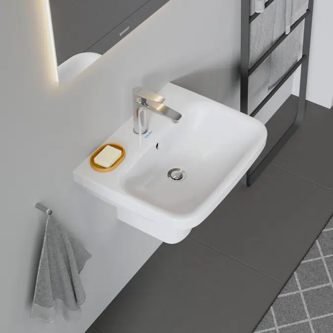 BIM objects - Free download! DuraStyle Washbasin 231955 | BIMobject