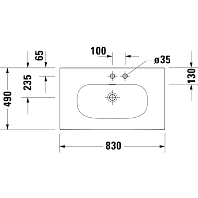 BIM objects - Free download! Viu sink 234483 | BIMobject