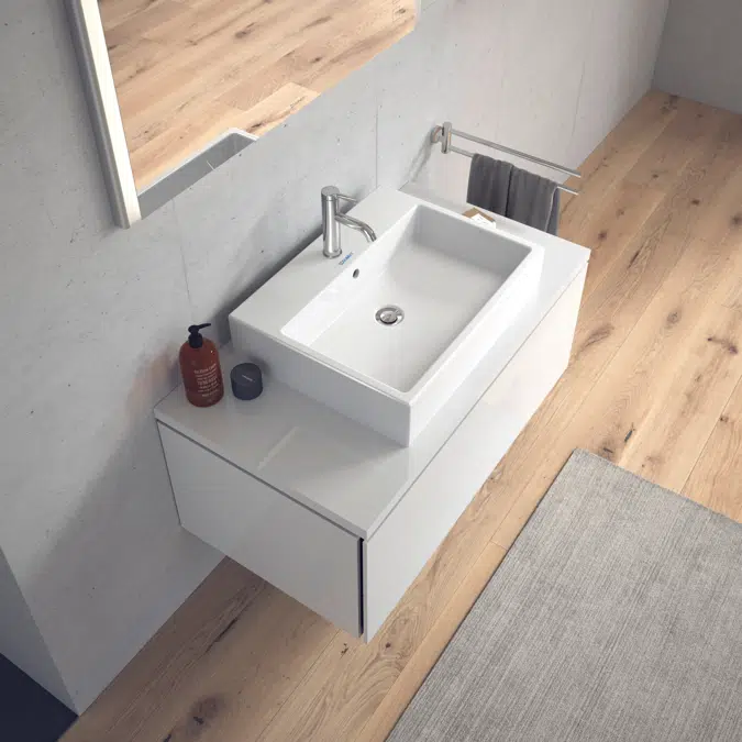 BIM objects - Free download! Vero Air Washbowl White High Gloss 600 mm ...