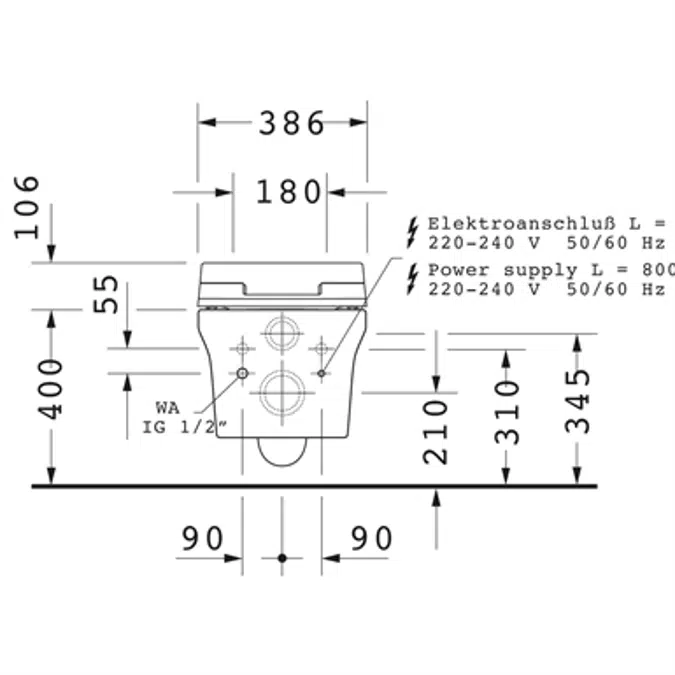 Bim Objects Free Download P3 Comforts Toilet Wall Mounted Duravit