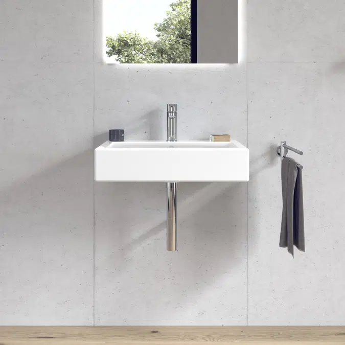BIM objects - Free download! Vero Washbasin White High Gloss 600 mm ...