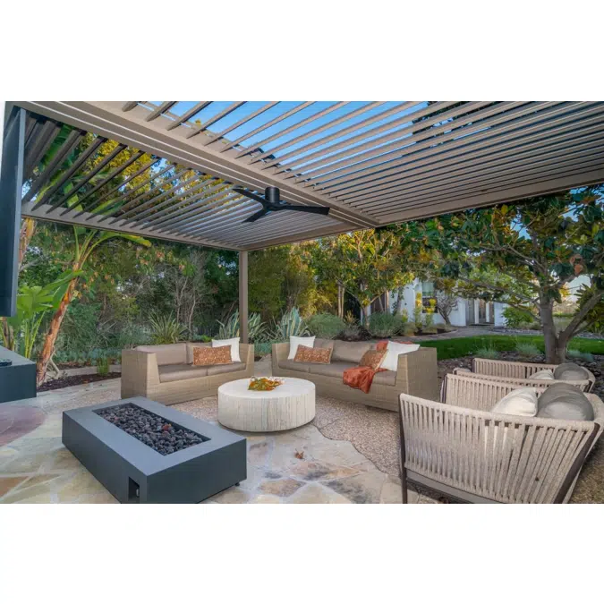 Objetos BIM - ¡Descarga gratis! Signature Louvered Roof Pergola Modern ...