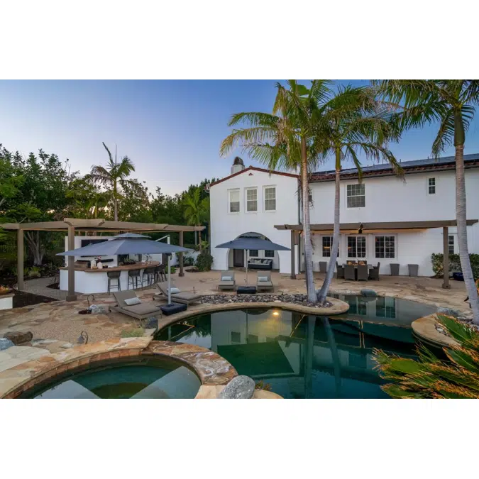 Objetos BIM - ¡Descarga gratis! Signature Louvered Roof Pergola Modern ...