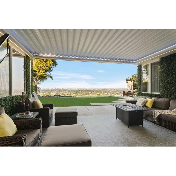 BIM objects - Free download! Signature Louvered Roof Pergola Relaxing ...