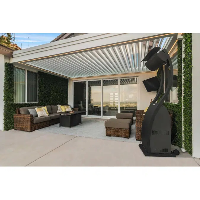 BIM objects - Free download! Signature Louvered Roof Pergola Relaxing ...