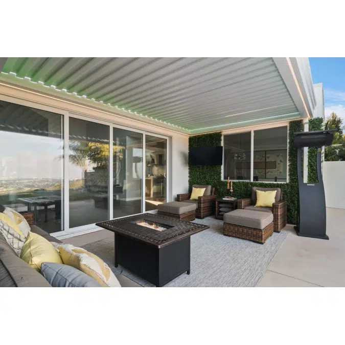 BIM objects - Free download! Signature Louvered Roof Pergola Relaxing ...