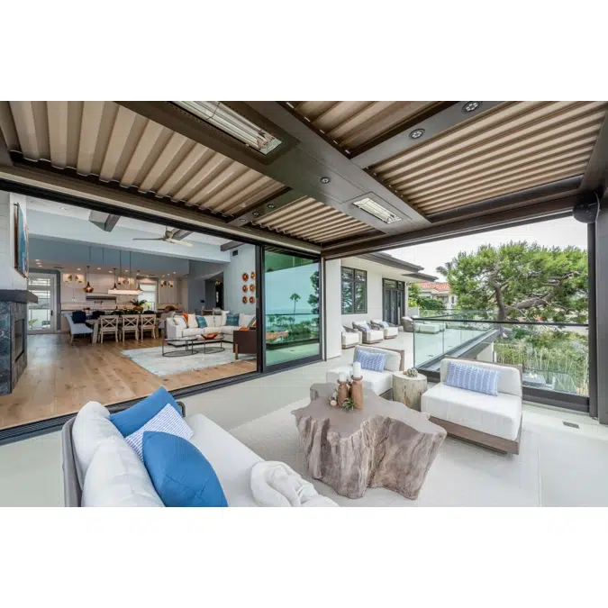 BIM objects - Free download! Signature Louvered Roof Pergola Ocean ...