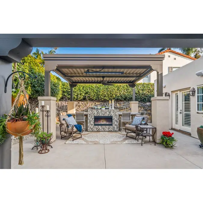 BIM objects - Free download! Signature Louvered Roof Pergola Historic ...