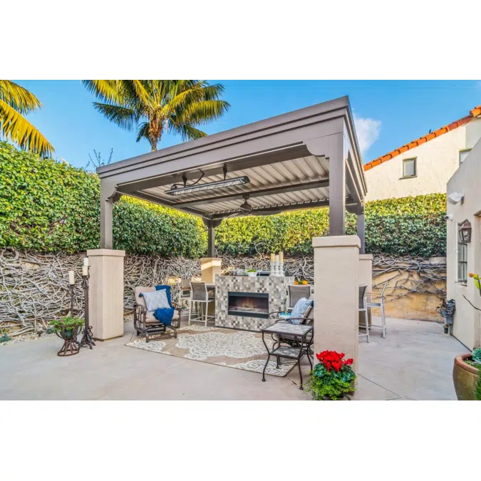 BIM objects - Free download! Signature Louvered Roof Pergola Historic ...