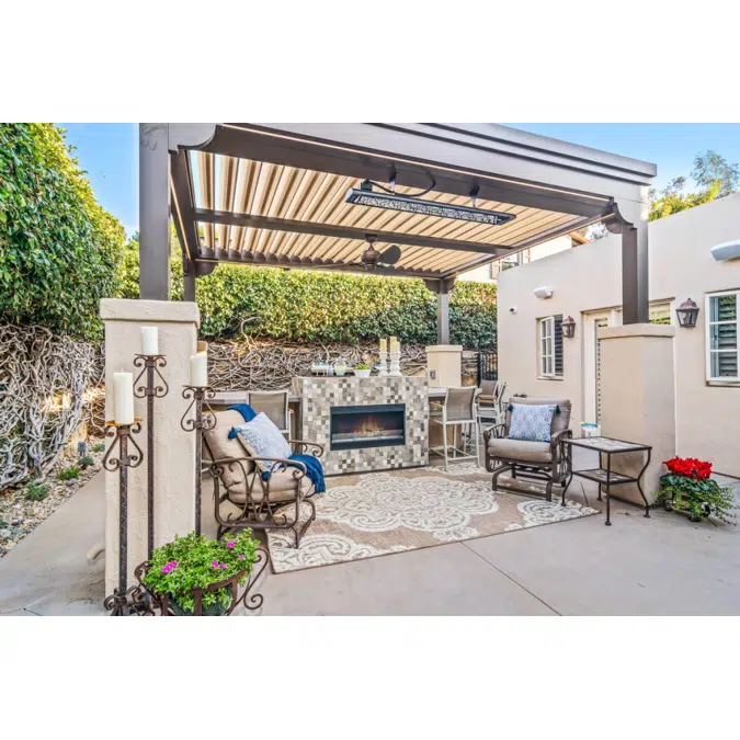 BIM objects - Free download! Signature Louvered Roof Pergola Historic ...