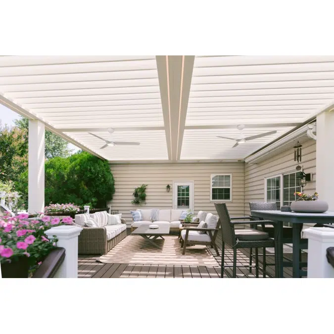 BIM objects - Free download! Signature Louvered Roof Pergola Hideaway ...