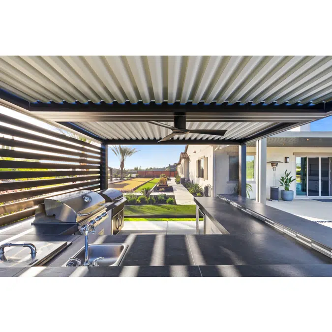 BIM objects - Free download! Signature Louvered Roof Pergola Haven ...