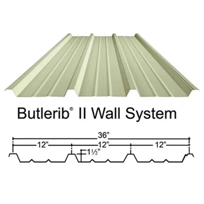 Objetos BIM - ¡Descarga gratis! Butlerib® II Wall System | BIMobject