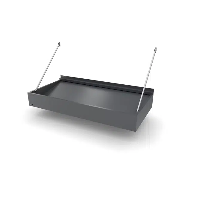 Objetos BIM - ¡Descarga gratis! Entrance Canopy Box Modern Classic D ...