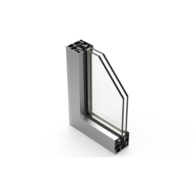 BIM objects - Free download! ALG 75 MÁXIMA HS ventana | BIMobject